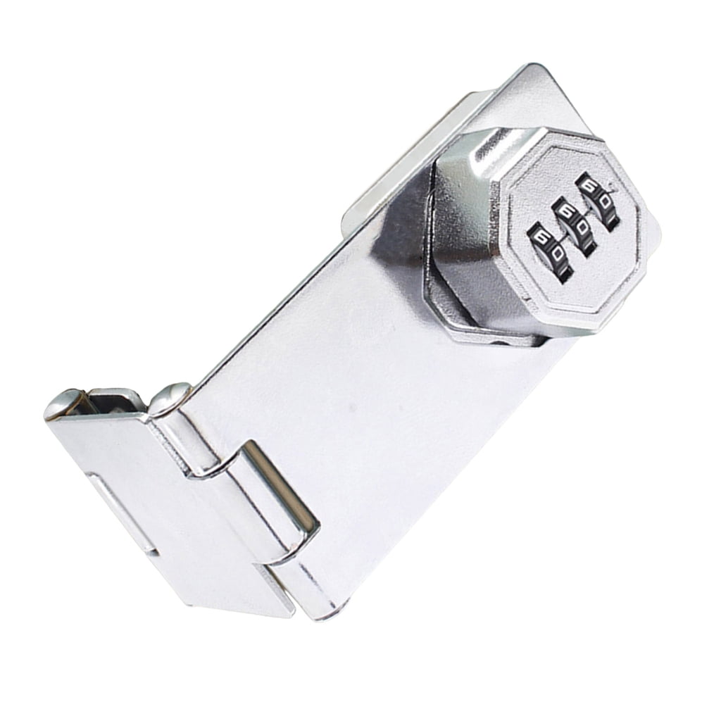 lanema Combination Lock Hasp 5inch Metal Security Latches Not Drilling ...