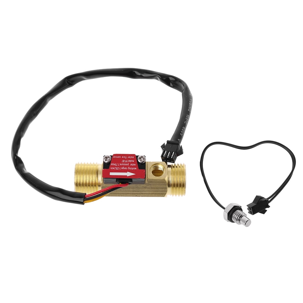 lanema Compact Hall Effect Flow Rate Meter 1~25 L/min G1/2" Thread ...