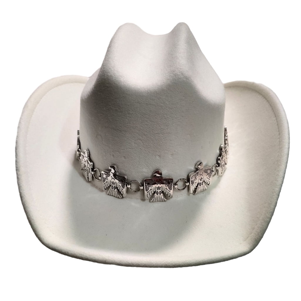 lanema Cowboy Hat with Eagle Buckle Decor for Woman Western Cowboy Hat ...