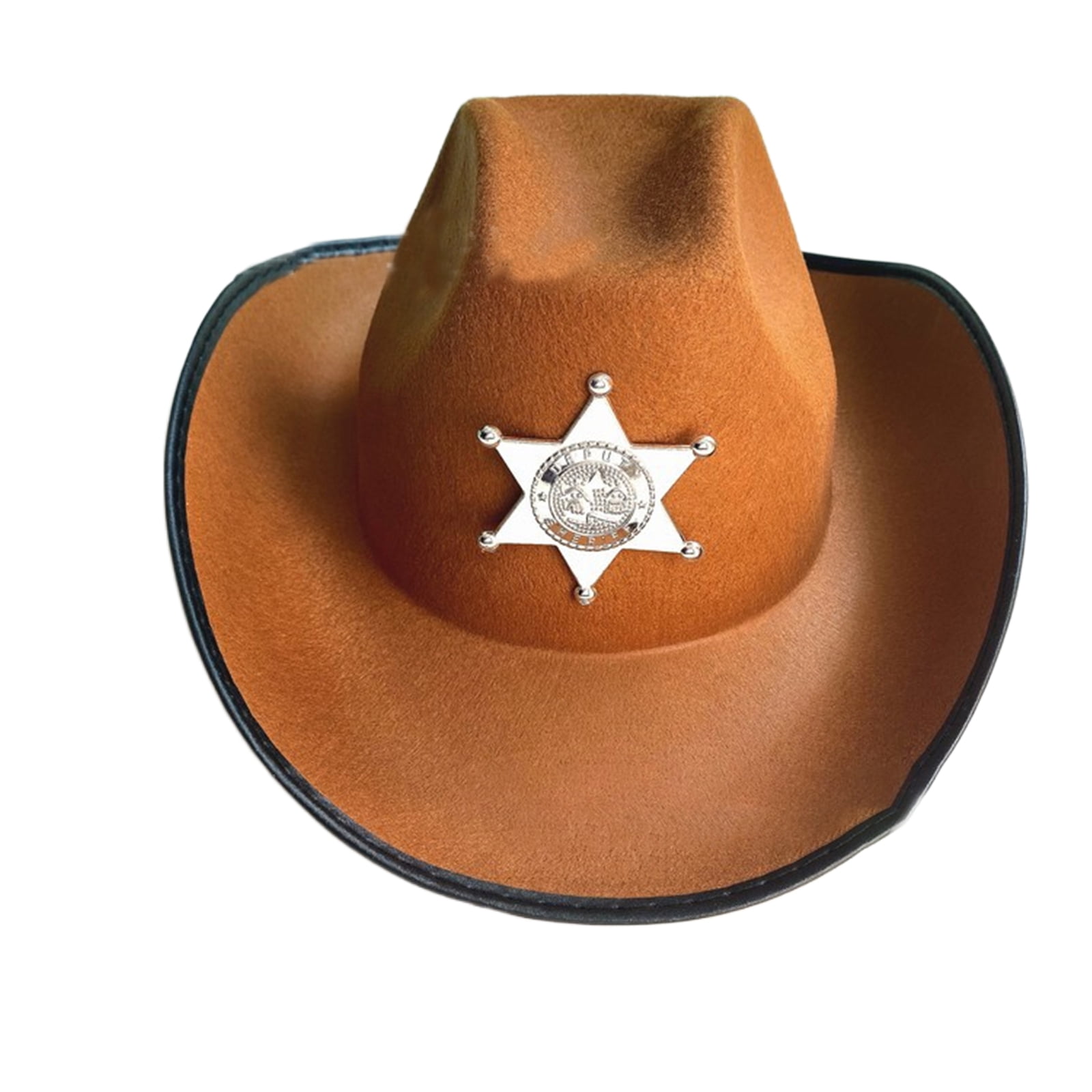 lanema Cowgirl Hats Six-pointed Star Women Birthday Party Hats Cowboy ...