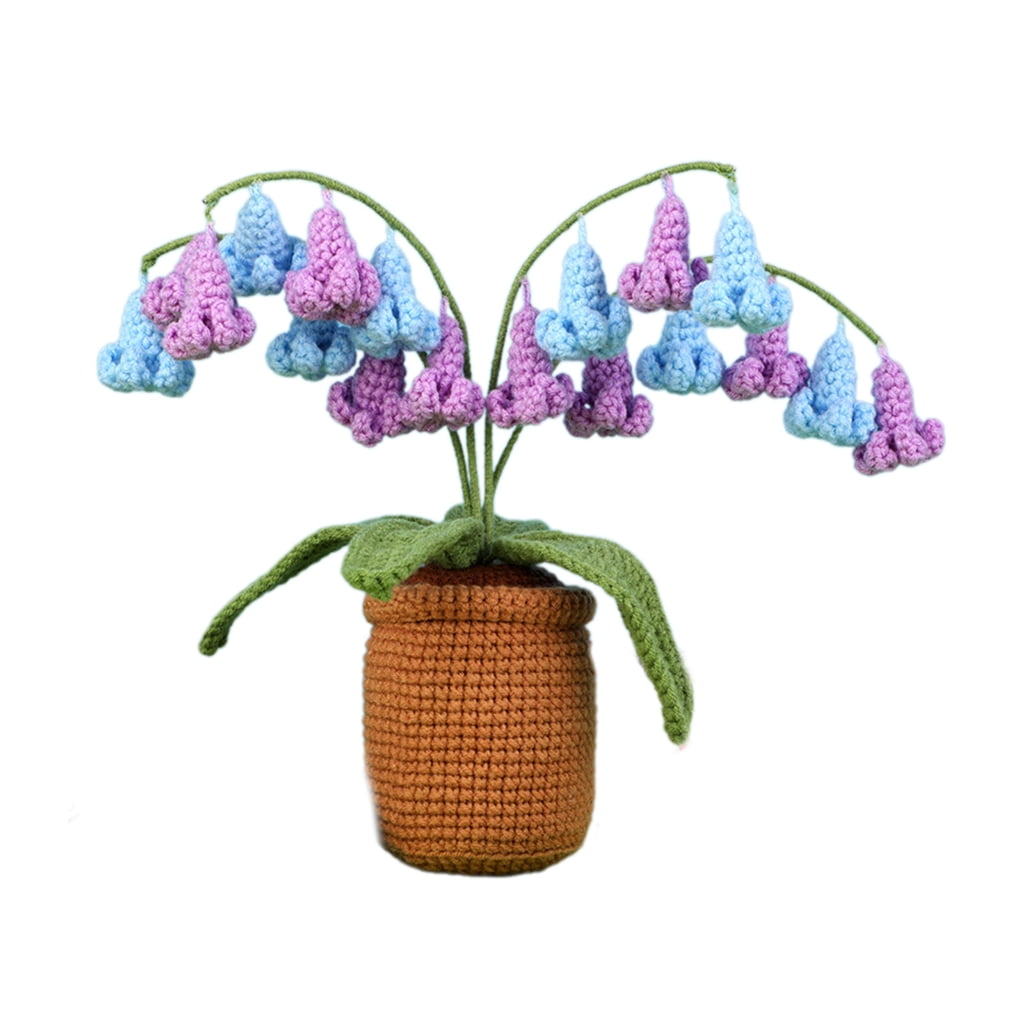 lanema Crochet Potted Kits DIY Crochet Kits For Beginners Cute Potted ...