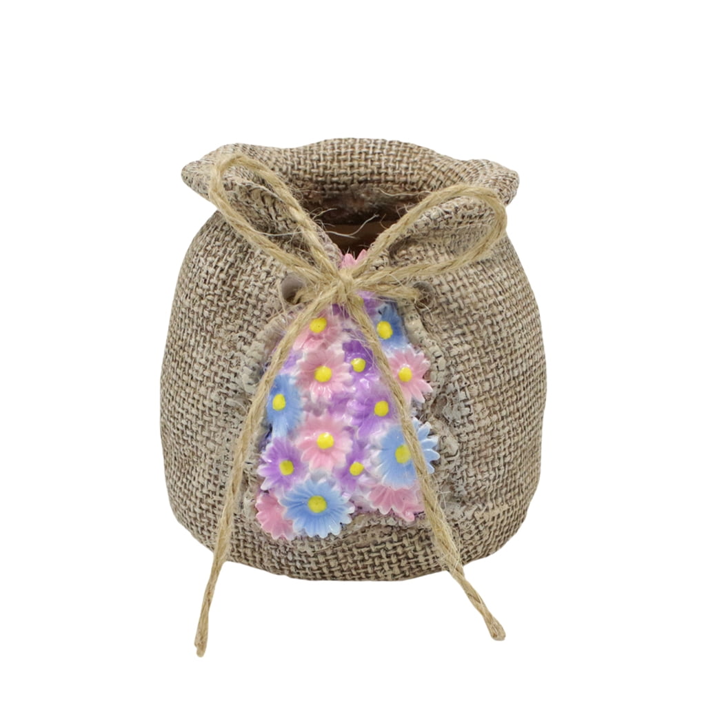 lanema Cute Sacks Shape Staues Art Sculpture for Desktop Outdoor Garden ...