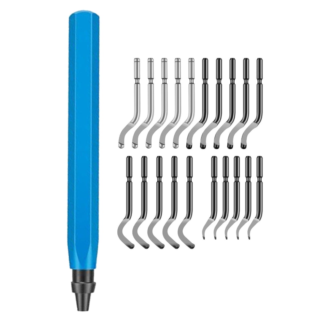 lanema Deburring Tool Set with 10/20 Cutter Burr Trimming Tool Removal ...