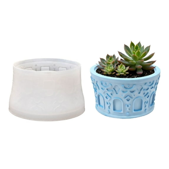 lanema Decorative Silicone Planter Mold Reusable Craft Tool For ...