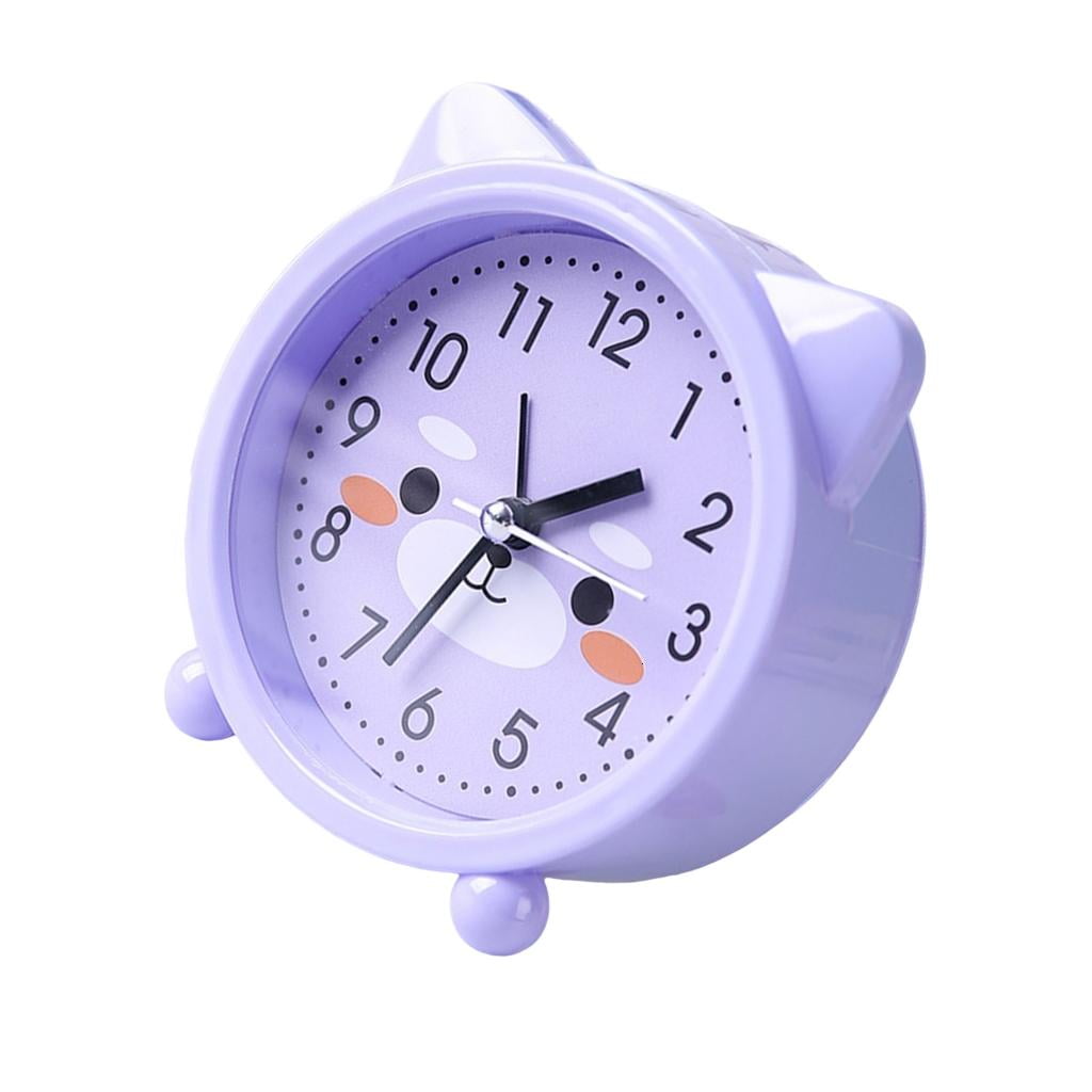 lanema Desk Clock Color Kitten Shape Alarm Clock for Kids Room ...