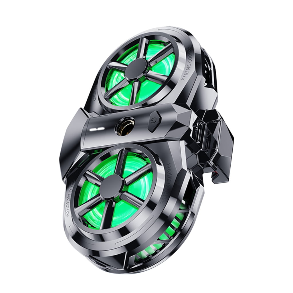 lanema Double Fan Phone Heat Sink Cellphone Cooling Fan Back Clip ...