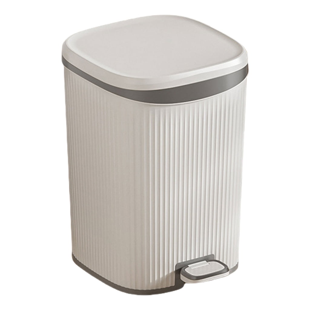 lanema Efficient Pedal Trash Bin Trash Can Keep Space Clean Without ...