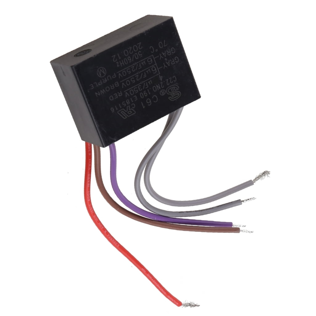 lanema Electric Fan Motor Capacitor 50/60Hz 4.5+6+5UF 4.5+6+6UF 5+5+5UF ...