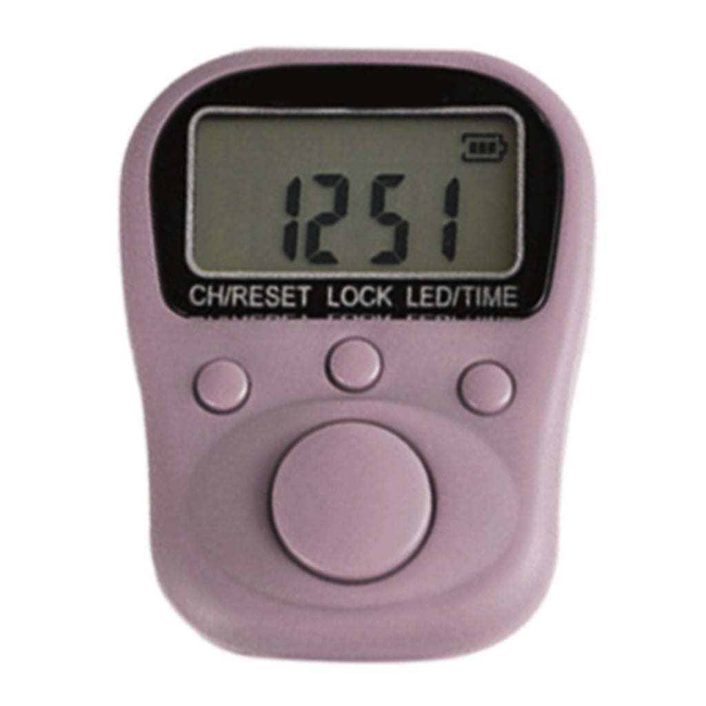 lanema Electronic Finger Counter, LCD Digital Display Tally Counter 6 ...