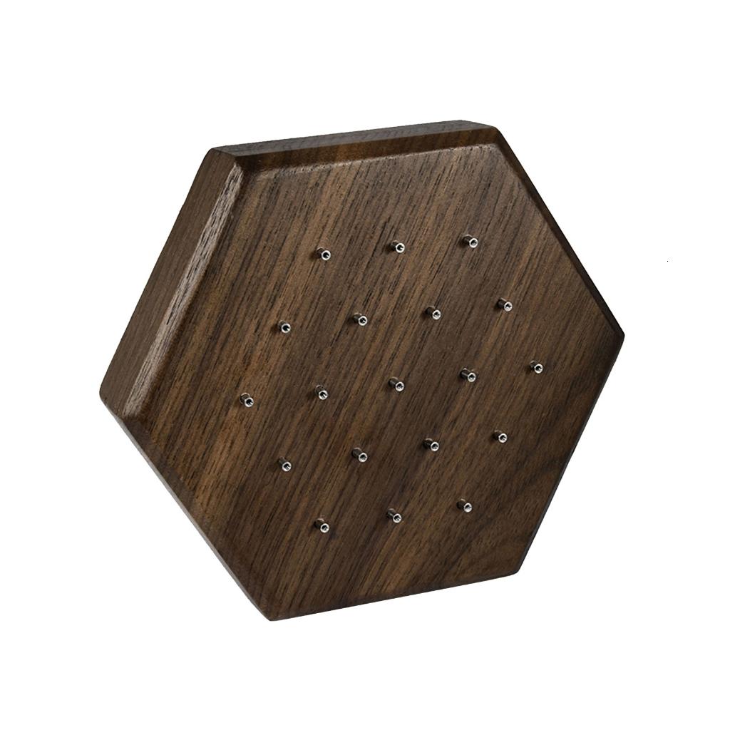 lanema Elegant Wood Jewelry Organizers Body Piercing Display Stand ...