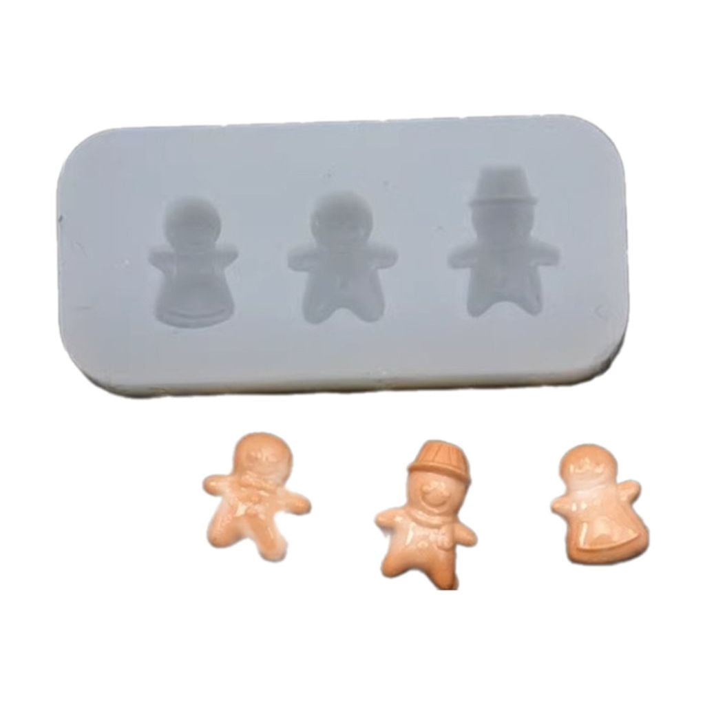 lanema Epoxy Resin Mold Food Play Silicone Mold Gingerbreads Man Shaped ...