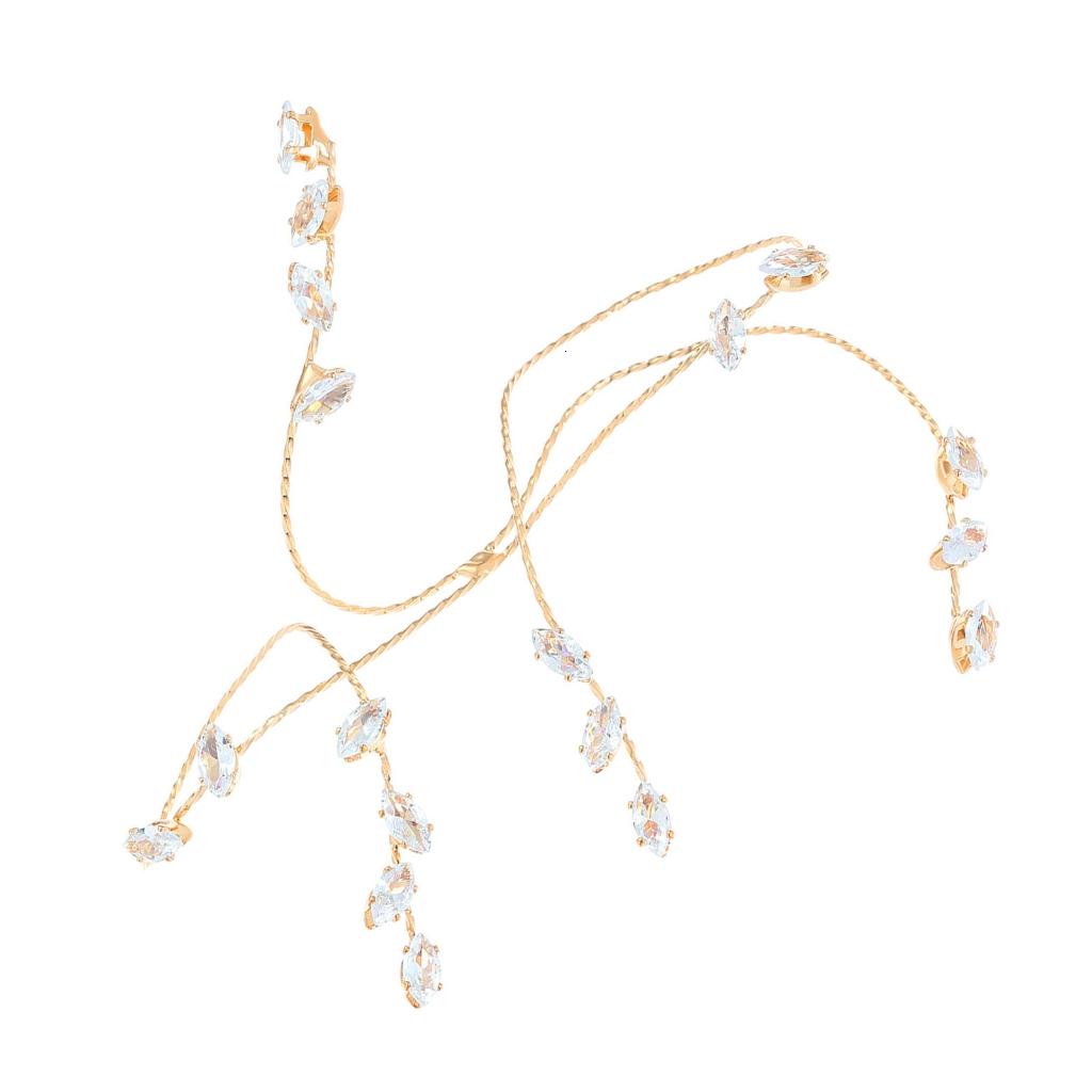 lanema Exquisite Gold or Silver Finger Chain Luxurious Finger Link ...