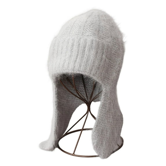 lanema Fashionable Unisex Ear Cover Cap Soft Fuzzy Winter Hat Cold ...