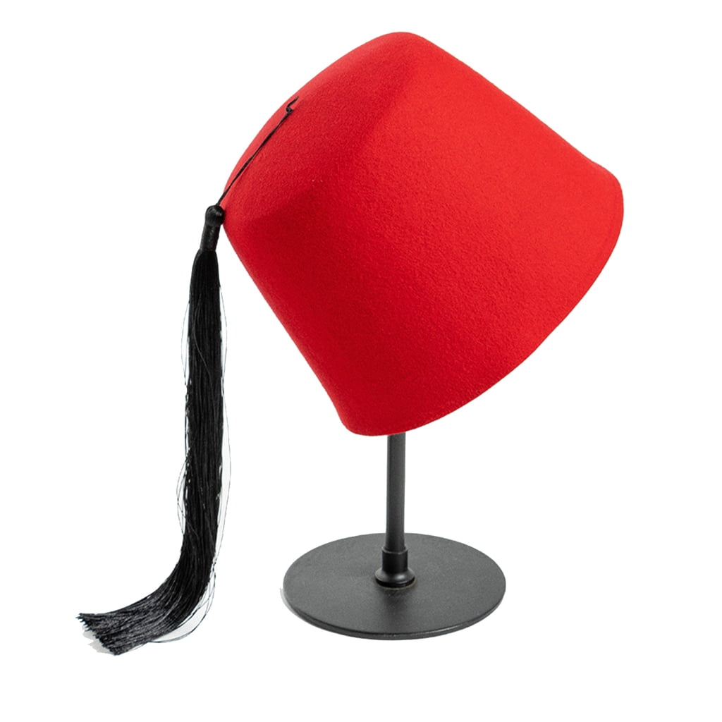 lanema Fez Hat Traditional Moroccan Hat Tarboosh Hat Beanie Caps Flat ...