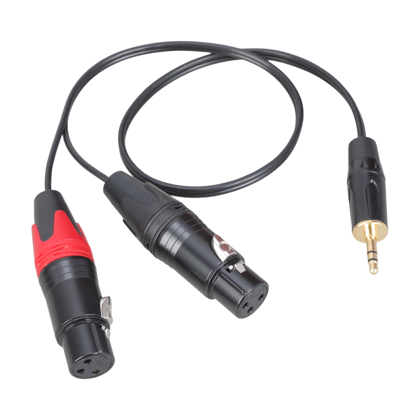 lanema Flexible 3.5mm to 3Pin Female Cable Auditory Connectors PVC ...