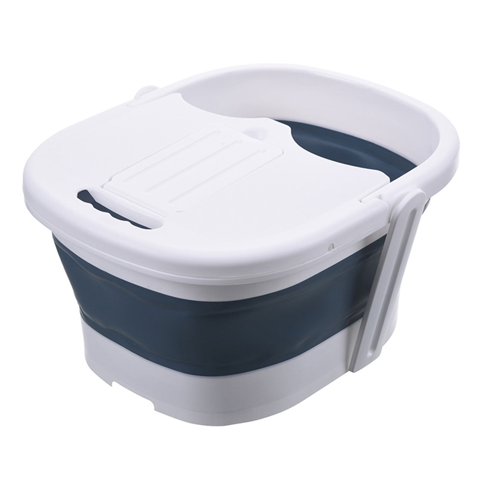 lanema Foldable Bucket Foot Bath Barrel for w/ Mobile Phone Holder ...