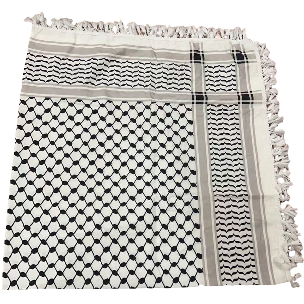 lanema Fringed Arafat Hijab Shemagh Scarf Arabian Bandana Dubai Saudi ...