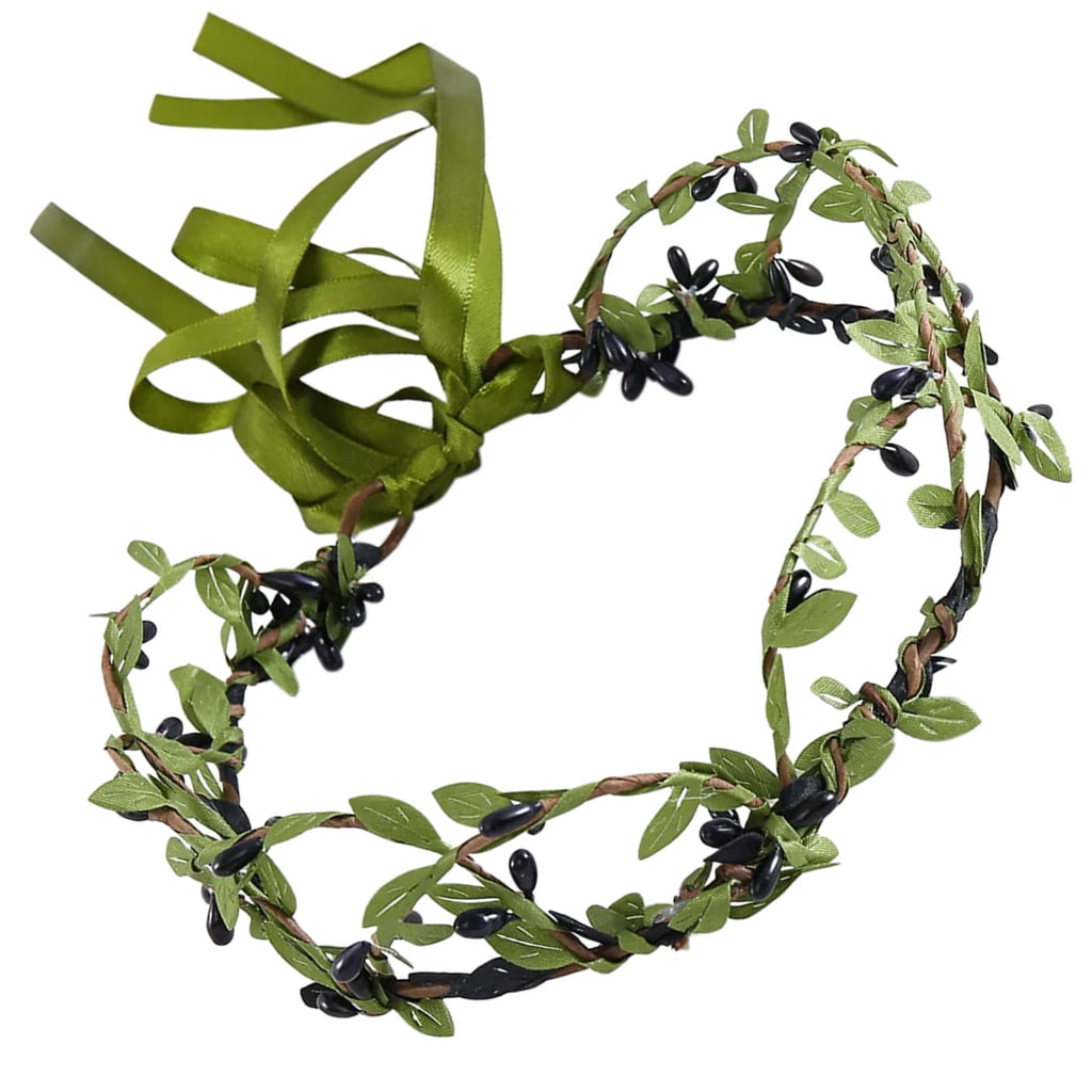 lanema Girl Elf Fashion Hair Hoop Eye-catching Braided Leaves Headpiece ...