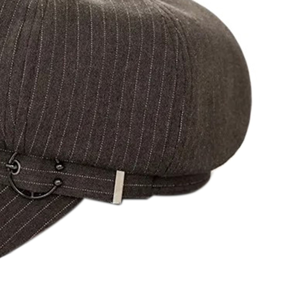 lanema Girls Teens Beret Hat Woman Octagonal Hat with Metal Fastening ...