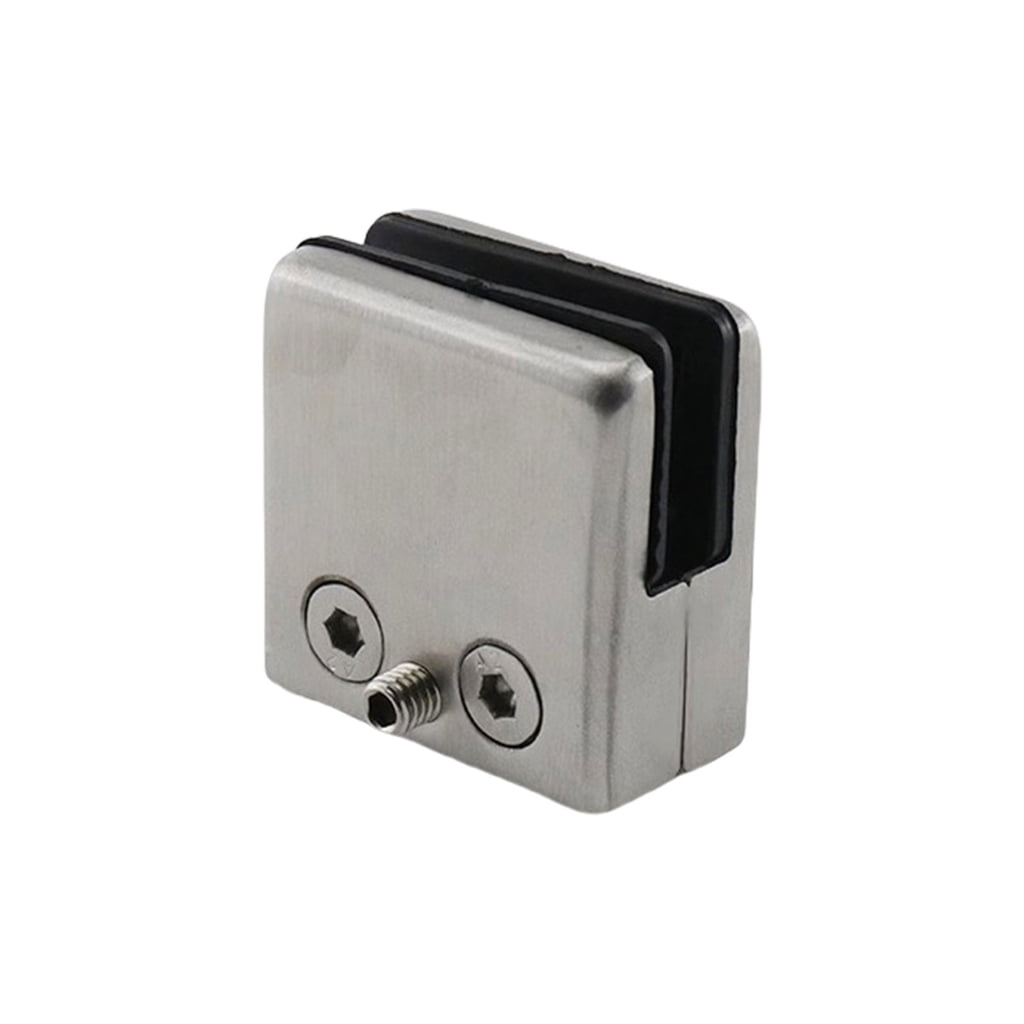 lanema Glass Railing Clamp with Rubber Gaskets Adjustable Glass ...