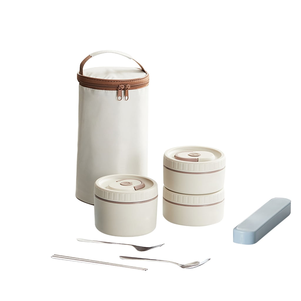 lanema Heat Resistant Bentos Box Set 4 Compartments Leak Proof Design ...