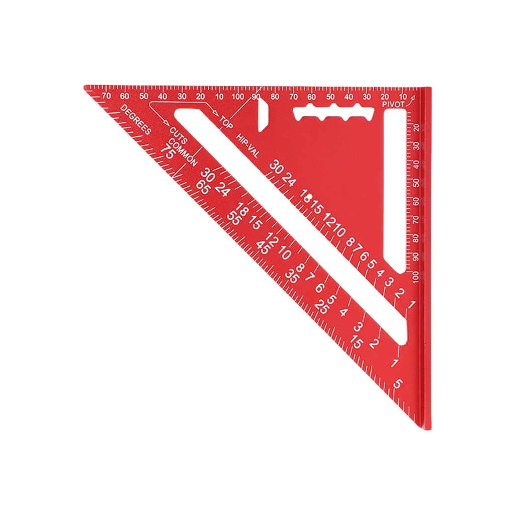 lanema High Precisions 12inch Triangle Rulers Protractor Aluminum ...