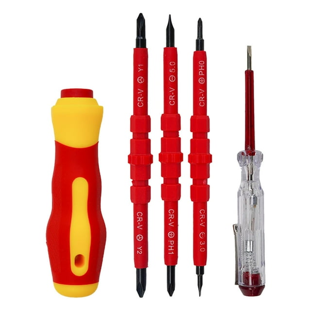 lanema Insulated Magnetic Tip Screwdriver 5 in 1 for Technicians ...