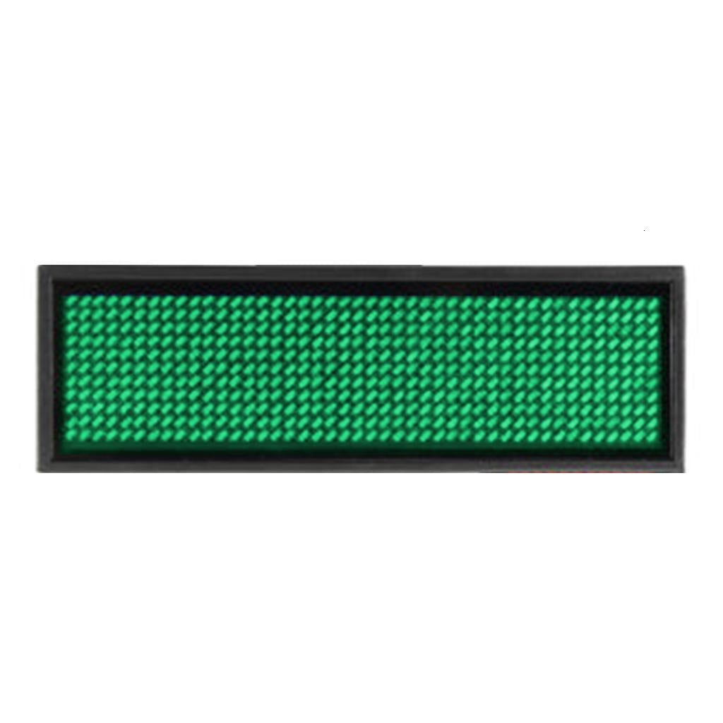lanema LED Name Rechargeable LED Name Badge Reusable Digital Sign for ...