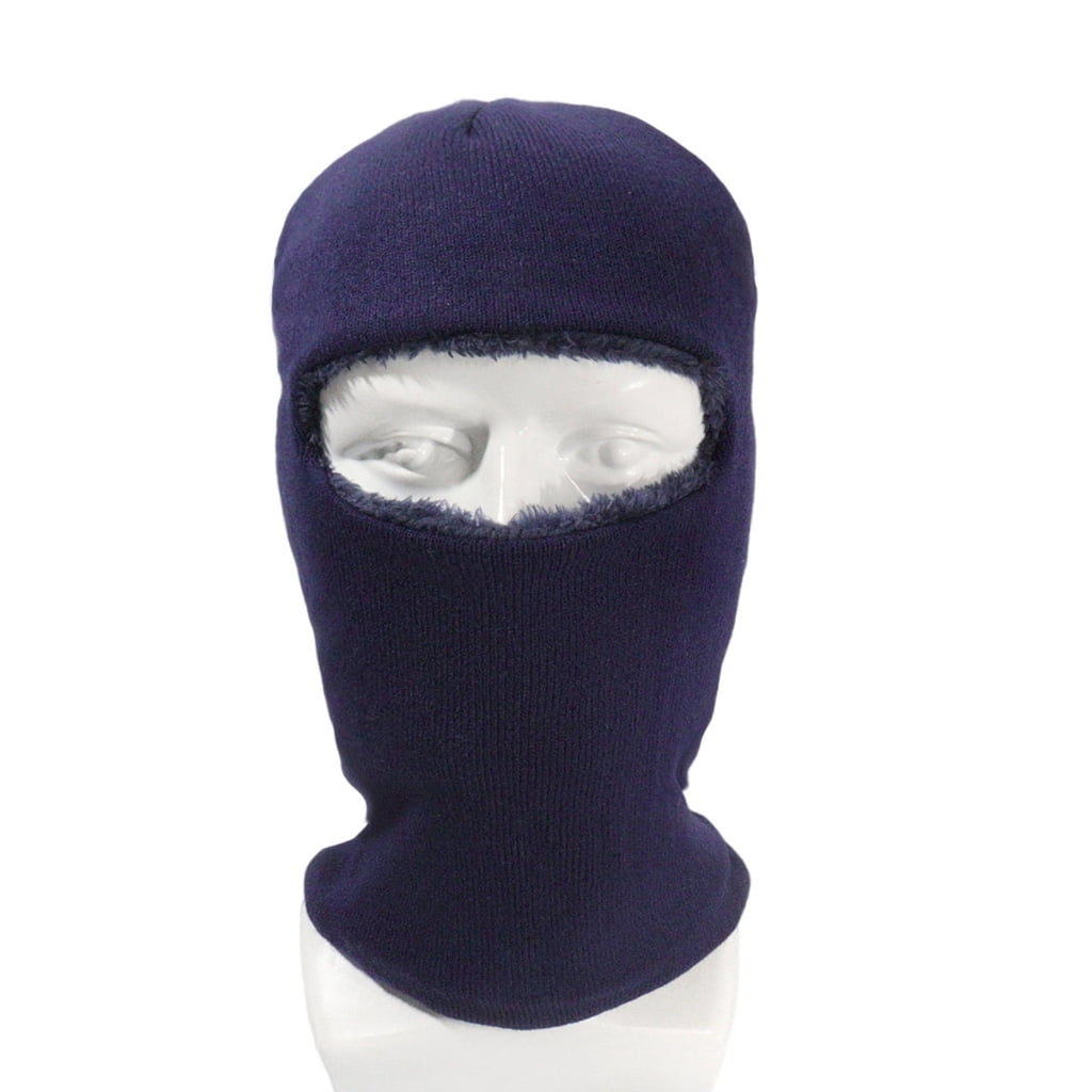 lanema Letter Balaclava Cap Beanie Hat Unisex Winter Coldproof Full ...