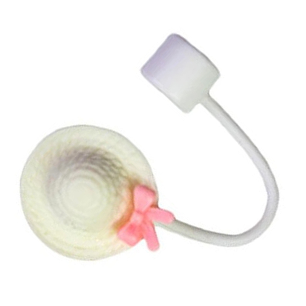 lanema Lovely Hat Shape Silicone Straw Covers Caps Drinking Straw Tip ...