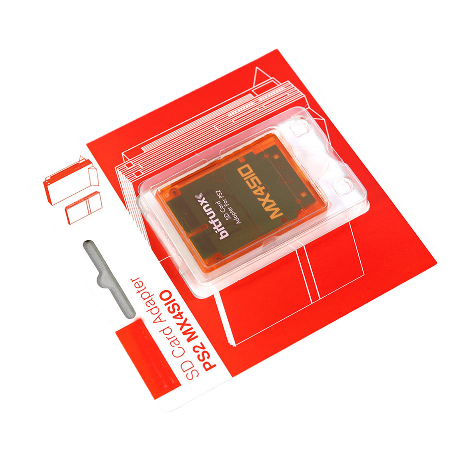 lanema MX4SIO SIO2SD SD/TF Card Reader for PS2Game Console Blue/White ...