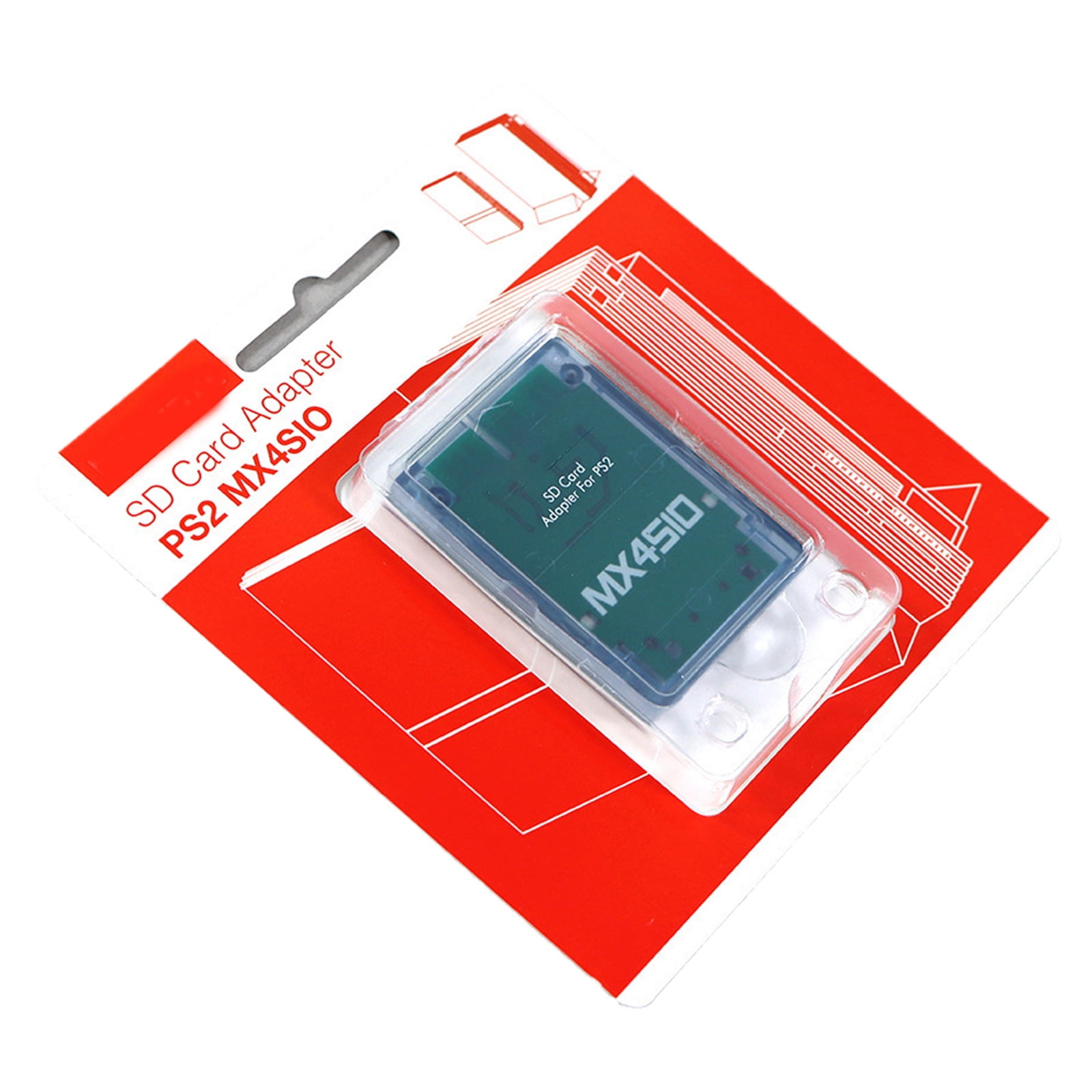 lanema MX4SIO SIO2SD SD/TF Card Reader for PS2Game Console Blue/White ...