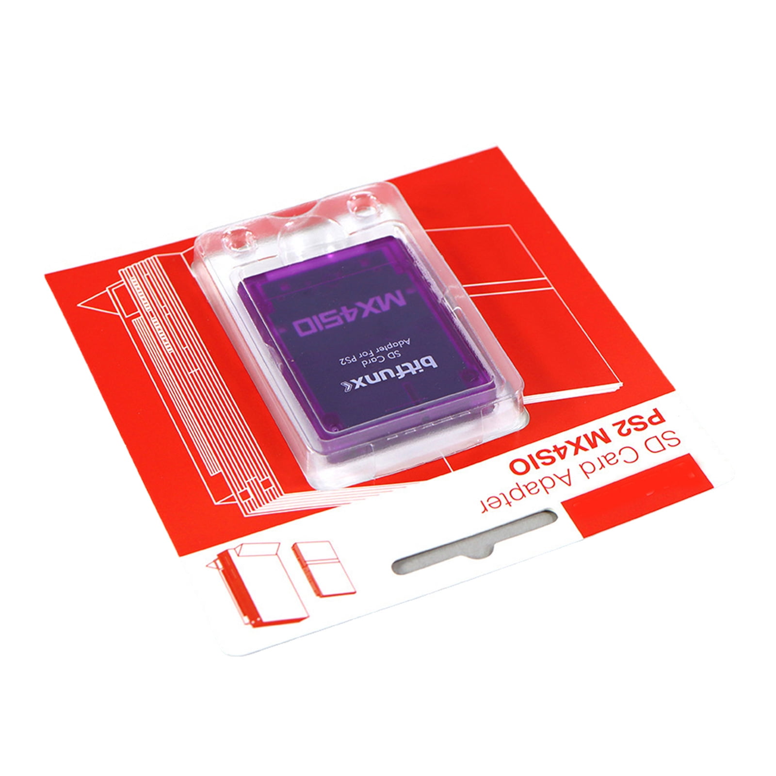 lanema MX4SIO SIO2SD SD/TF Card Reader for PS2Game Console Blue/White ...