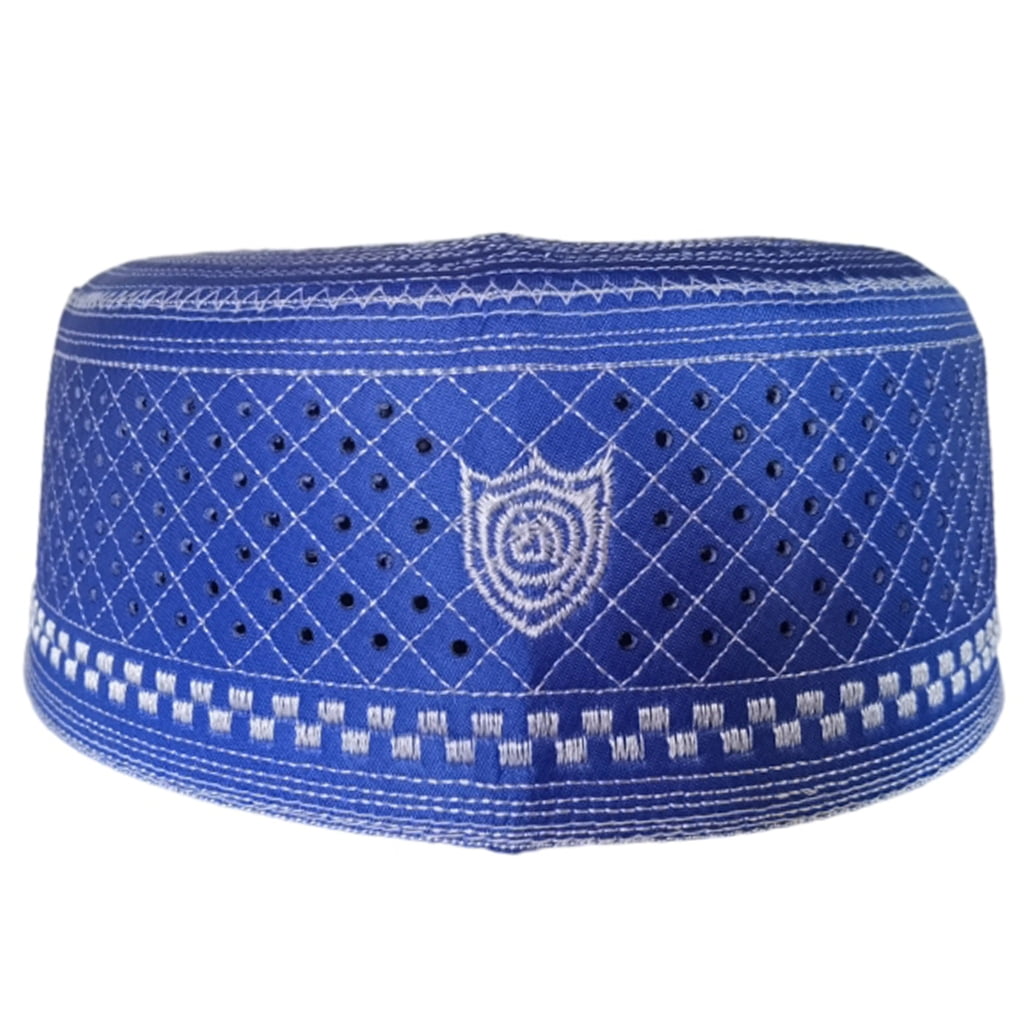 lanema Men Islamic Prayer Bonnet Hat Breathable Holes Embroidery ...