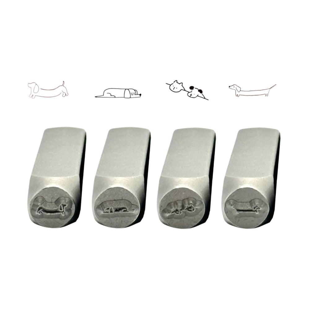 lanema Metal Designs Stamps Punch Tool Intricate Metal Stamps with Dog ...