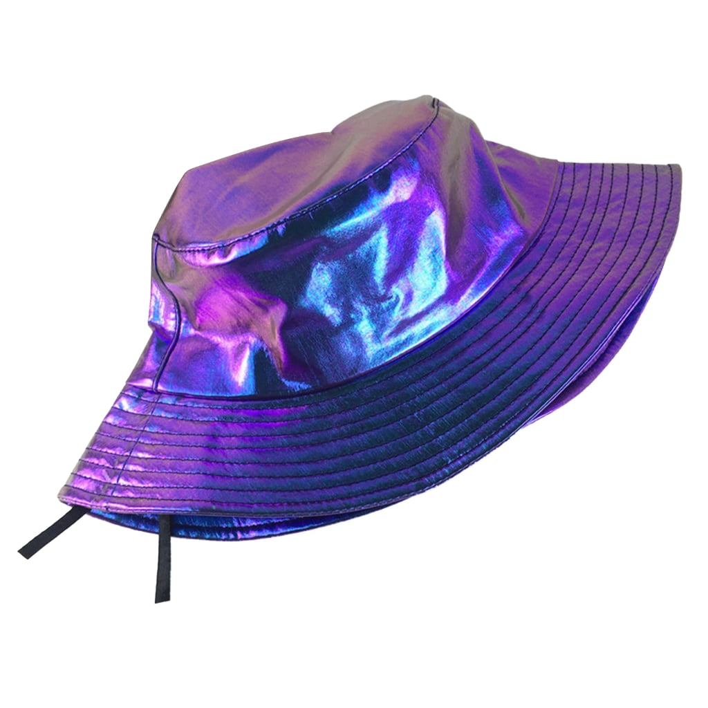 lanema Metallic Bucket Hat Holographic Bucket Hat Neon Bucket Hat ...
