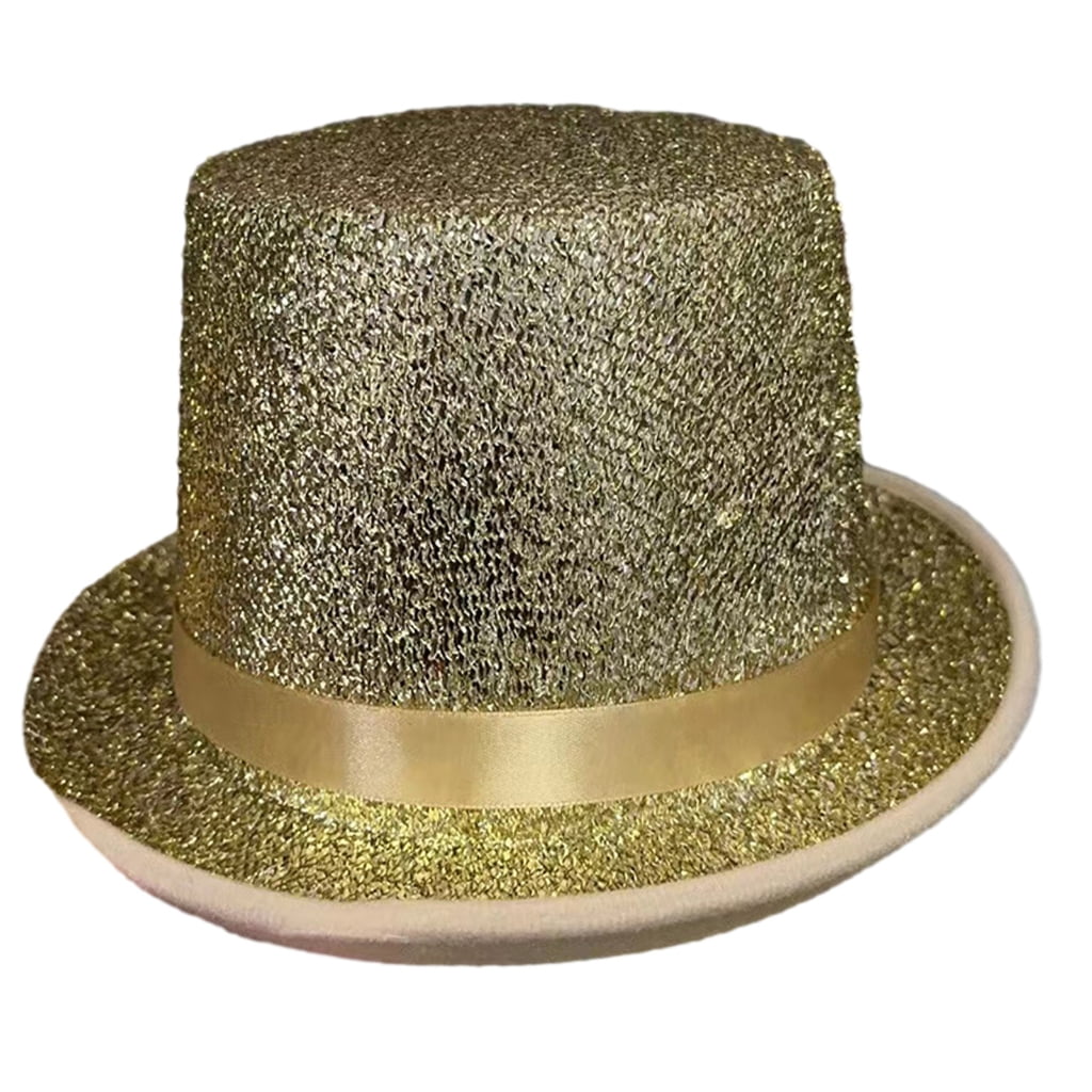 lanema Modern Fedora Top Hat Victorian Age Blingbling Short Brim Top ...