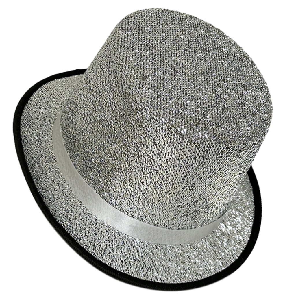 lanema Modern Fedora Top Hat Victorian Age Blingbling Short Brim Top ...