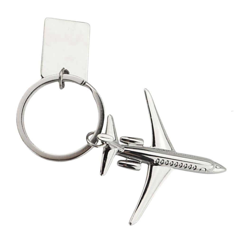 lanema Modern Plane Shape Keychain Trendy Key Accessories Unique ...