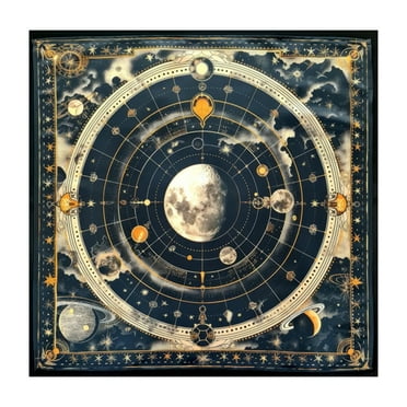 Tarots Tablecloth Rune Divinations Table Cover Astrology Oracles Board ...