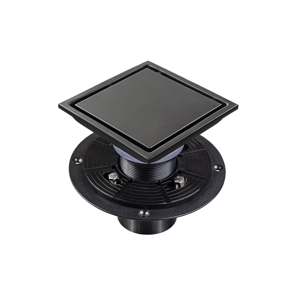 lanema Multifunction 4 Inch Bathroom Floor Drain Steel Square ...