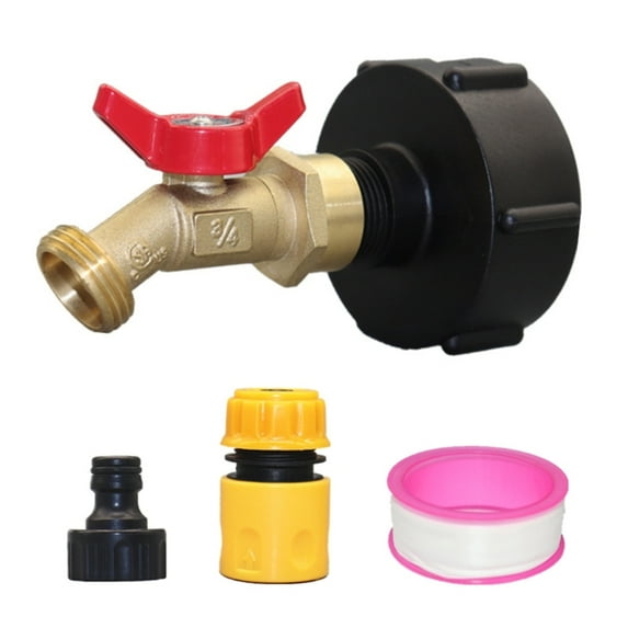 lanema Multipurpose IBC Liquid Transfer Adapter Brass Fittings Quick ...