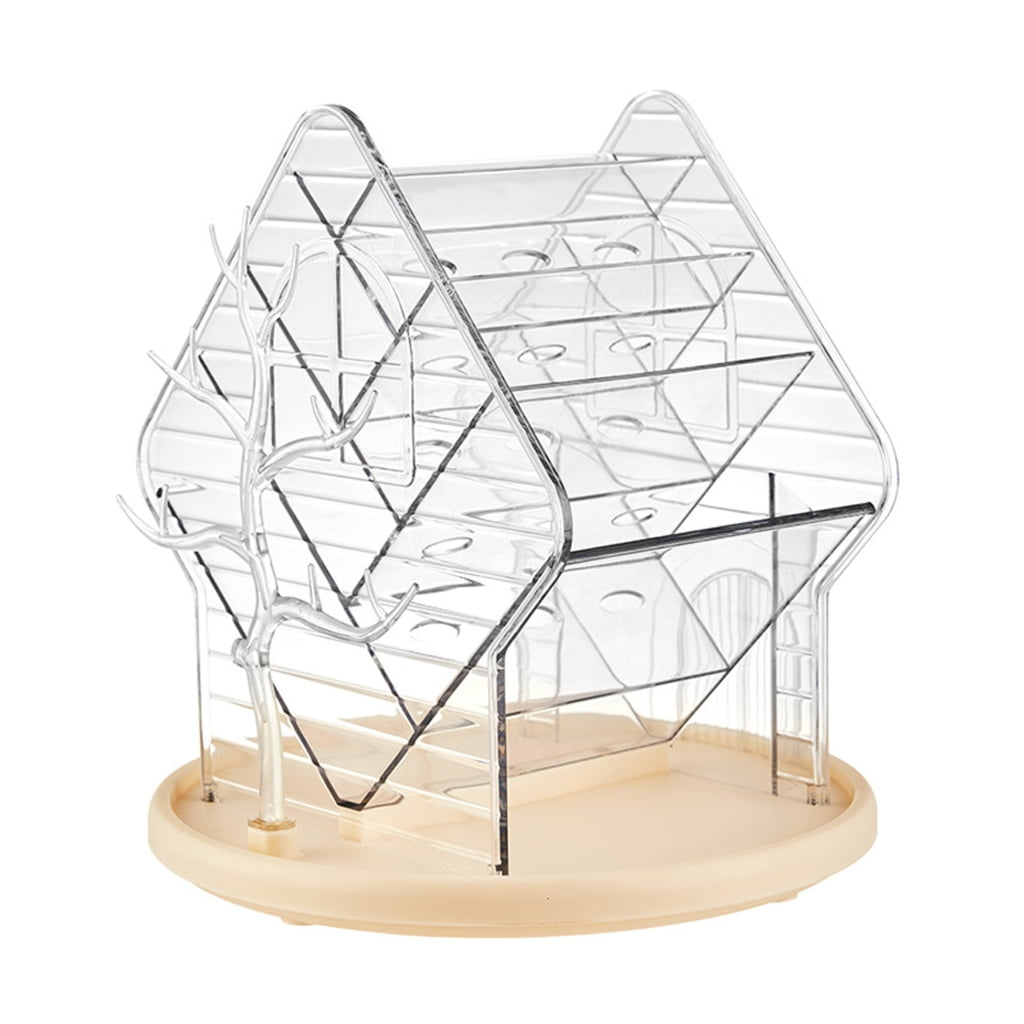 lanema Multipurpose Makeup and Skincare Storage 360 Degree Rotating Organizers with Ample ...