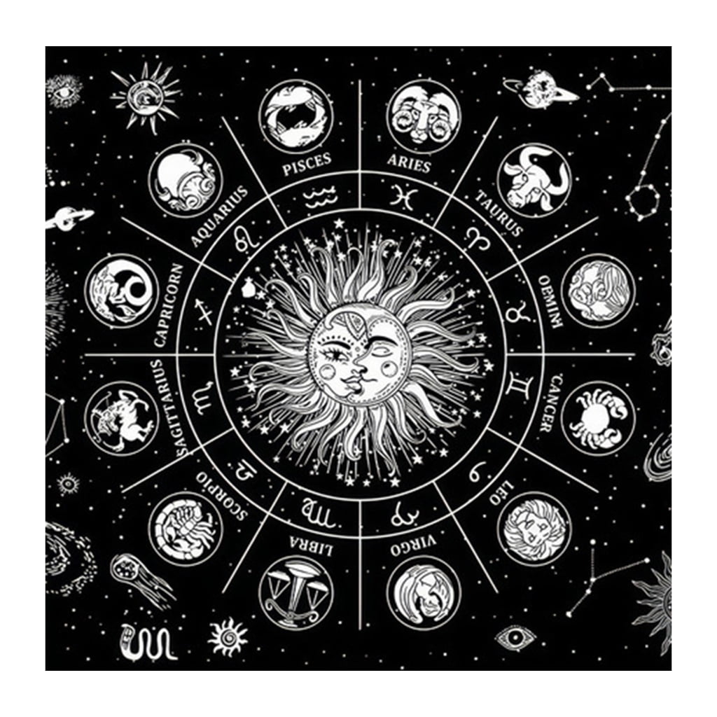 lanema Mysterious Symbol Astrology Tarot Tablecloth Altars Cloth ...