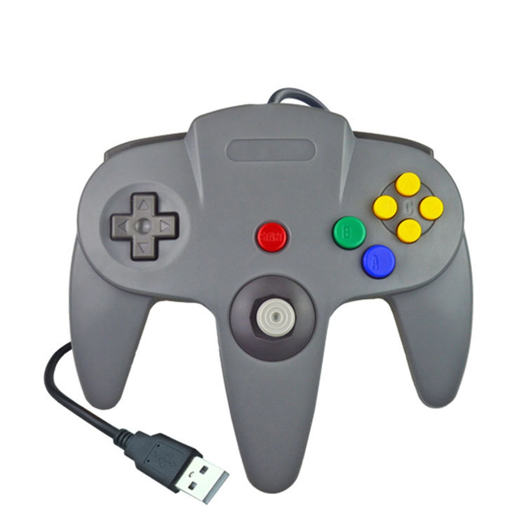 lanema N64 USB Wired Gamepad N64 Controller Gamepad Joystick 64 Console ...