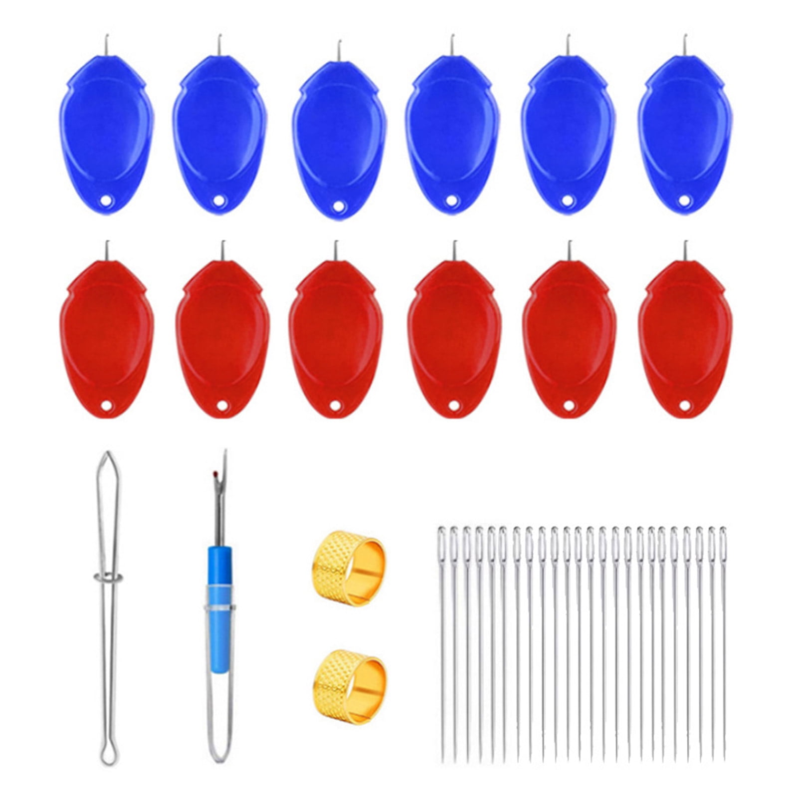 lanema Needle Threaders Kit with Sewing Threader Thimble DIY Threader ...