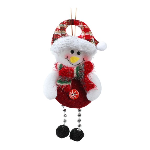 lanema Nonwoven Fabric Santa Statuettes For Enhancing Christmas Village ...
