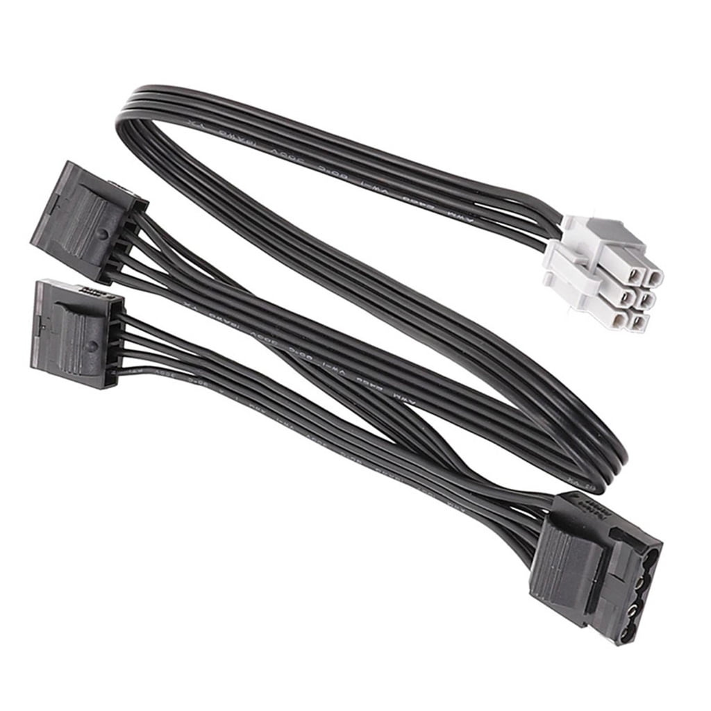 lanema PCIe 6Pin to 4PIN D Type X4 X3 Power Adapter Cable PCIExpress ...