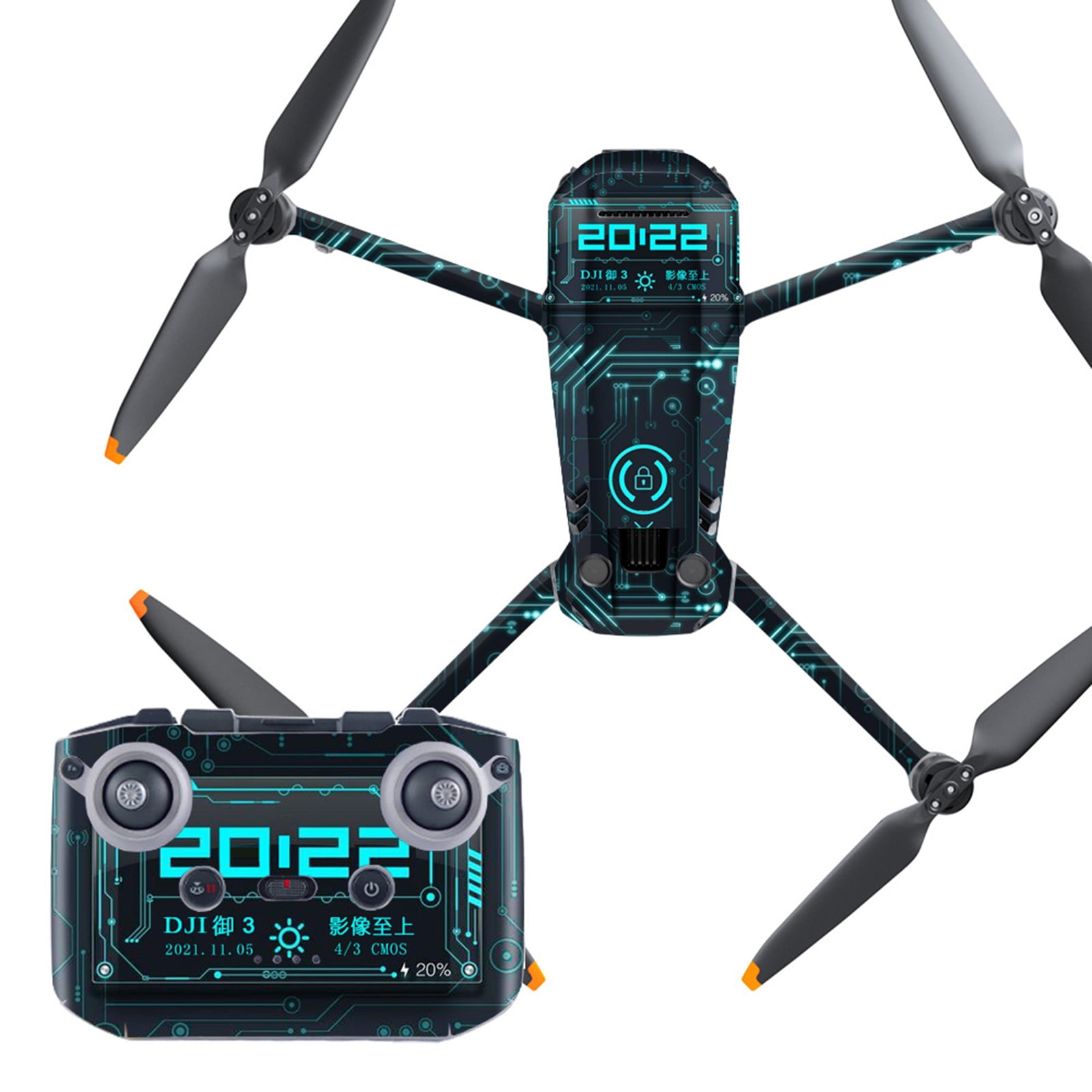 lanema PVC Drone Skin Body Protector Adhesive Protective Film Body for ...