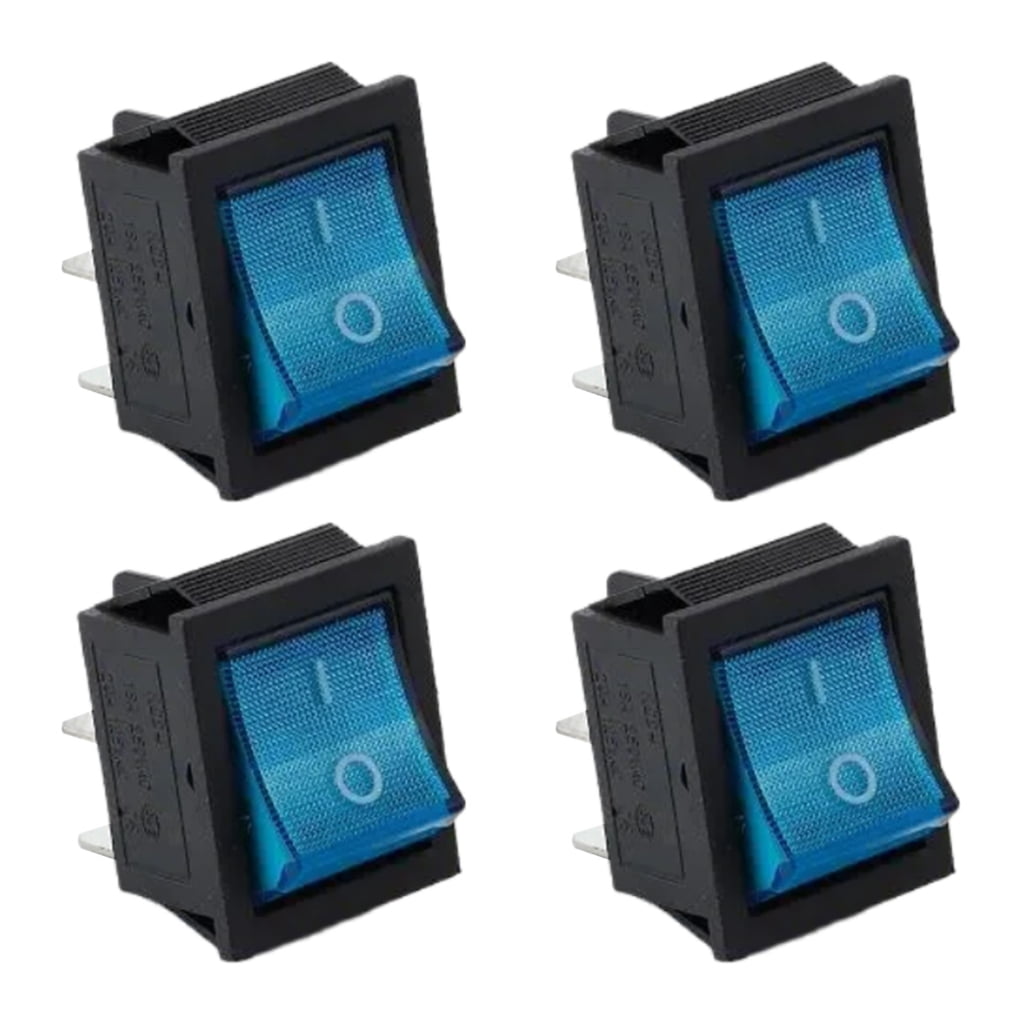 lanema Pack Of 4 Rocker Switches With LED Indicators Light Accessory ...